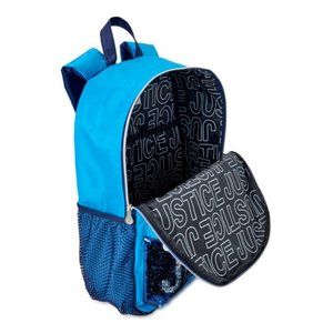 Justice | Accessories | Justice Girls 7 Laptop Backpack Sequin Blue ...